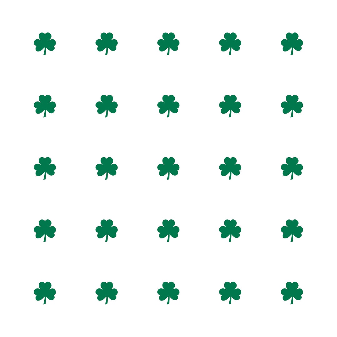 Tiny Shamrock Decals Set of 25 - Etsy