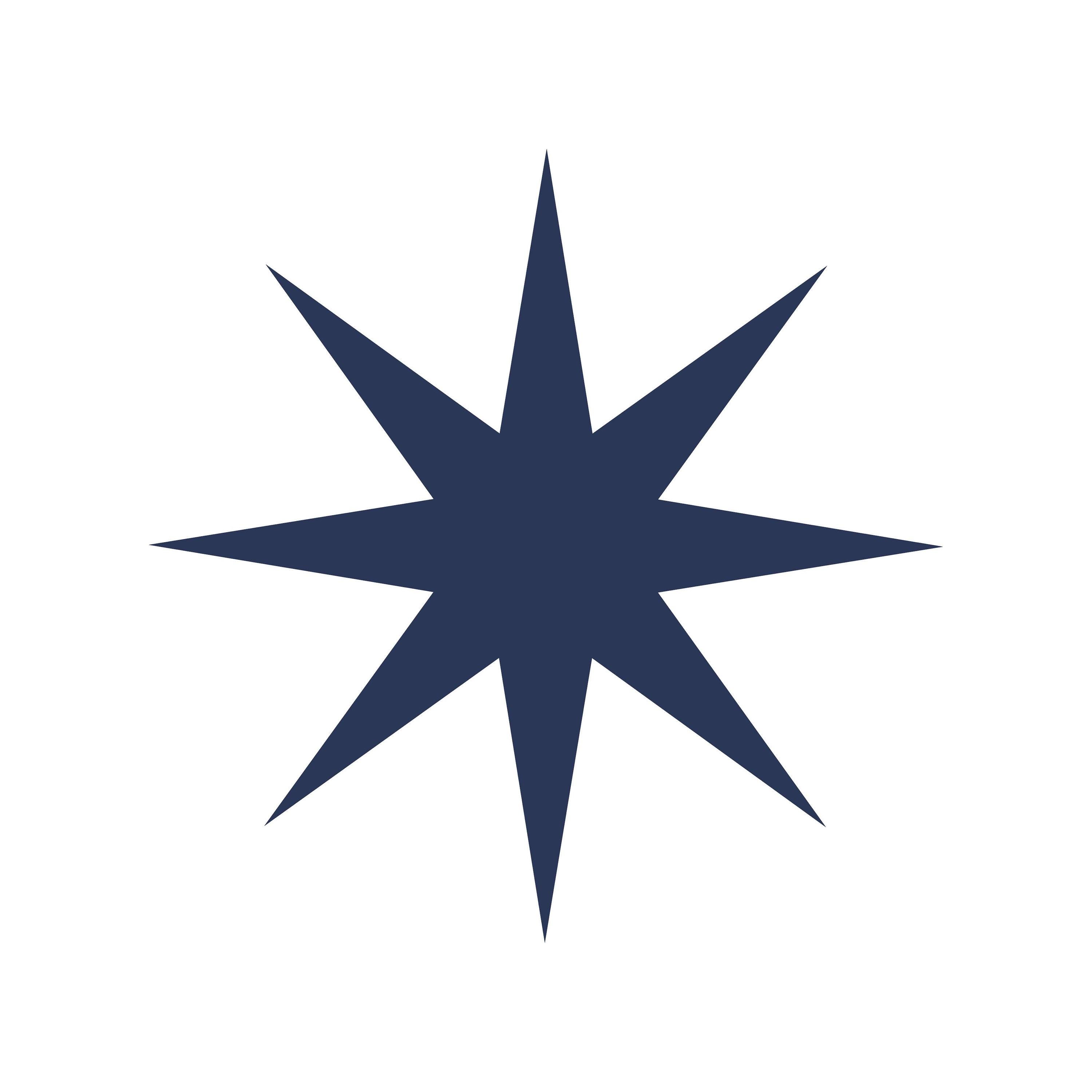 8 Point Star Shape Vinyl Decal Star Symbol Sticker - Etsy