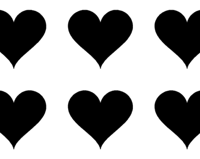 Small Heart Symbol Vinyl Decals - Etsy