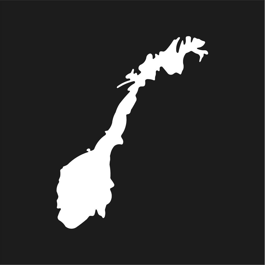Norway Country Outline Vinyl Decal Laptop Car Window Sticker - Etsy