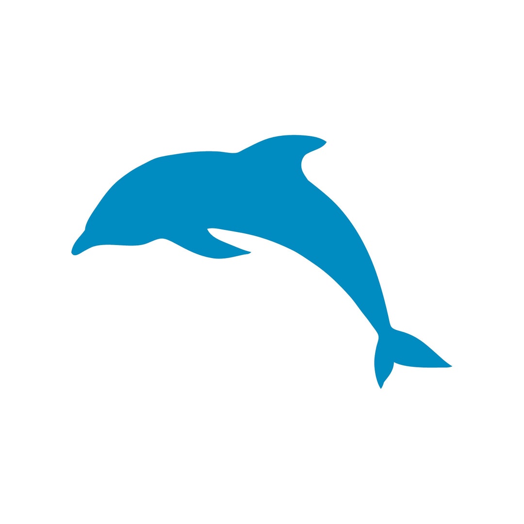 Dolphin Vinyl Decal Car and Phone Case Sticker - Etsy