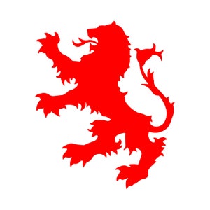 English Coat of Arms Lion Vinyl Decal Sticker - Etsy