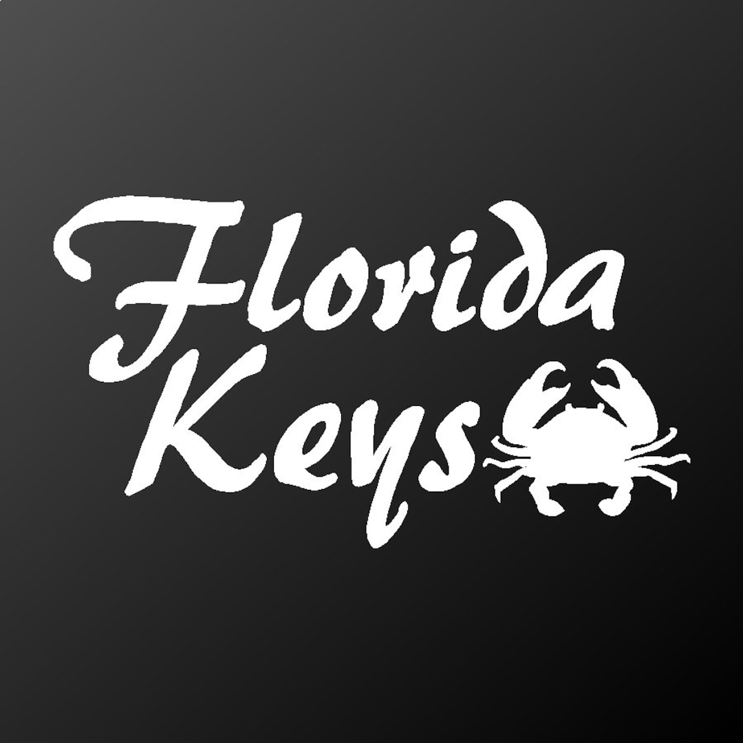 Florida Keys Vinyl Decal - Etsy