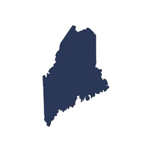 Maine State Outline Vinyl Decal Sticker - Etsy
