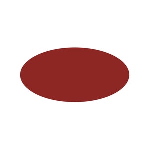 Oval Shape Vinyl Decal 2:1 RATIO Car Window Ellipse Shape Sticker - Etsy