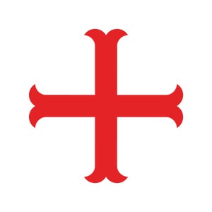 Cross Moline Vinyl Decal Cross Christian Religious Symbol Sticker - Etsy