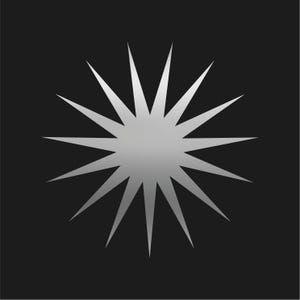 15 Point Star Shape Vinyl Decal Star Symbol Sticker - Etsy