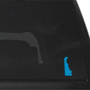 Delaware State Outline Vinyl Decal Sticker - Etsy