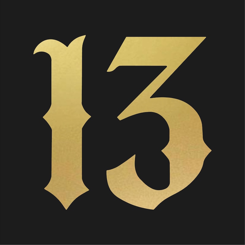 Number 13 Vinyl - Etsy