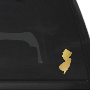 New Jersey State Outline Vinyl Decal Sticker - Etsy