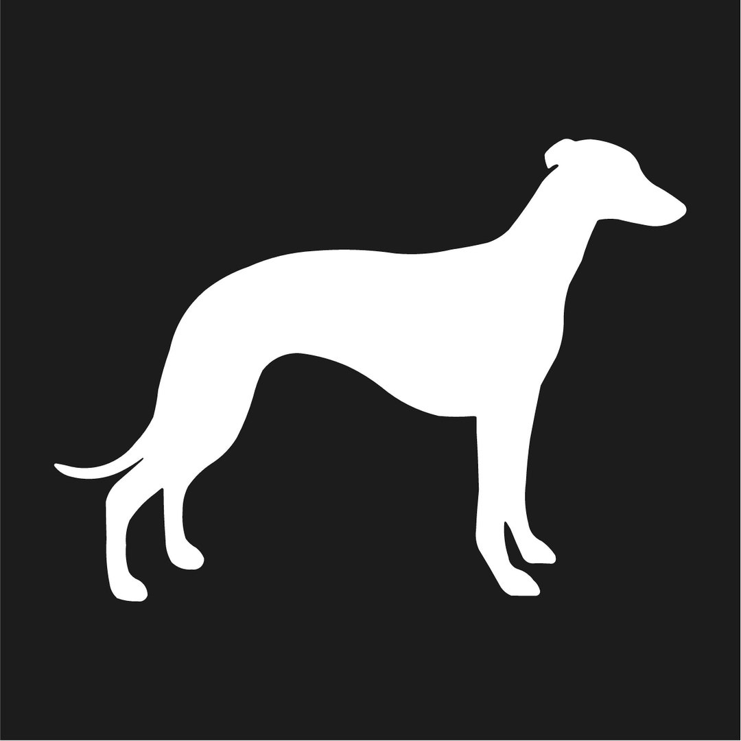 Whippet Vinyl Decal Car Window Laptop Dog Silhouette Sticker - Etsy