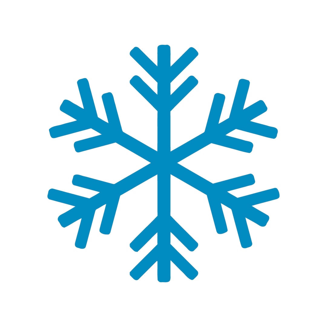 Snowflake Vinyl Decal Car Window Snow Sticker - Etsy
