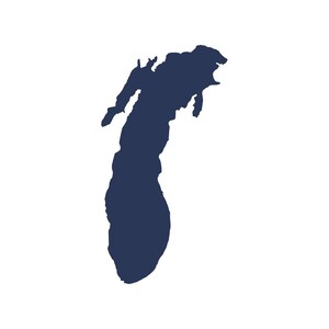 Lake Michigan Outline Vinyl Decal Sticker - Etsy