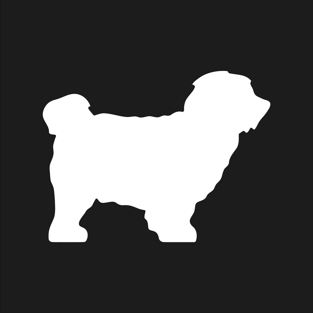 Coton De Tulear Vinyl Decal Car Window Laptop Dog Silhouette Sticker - Etsy