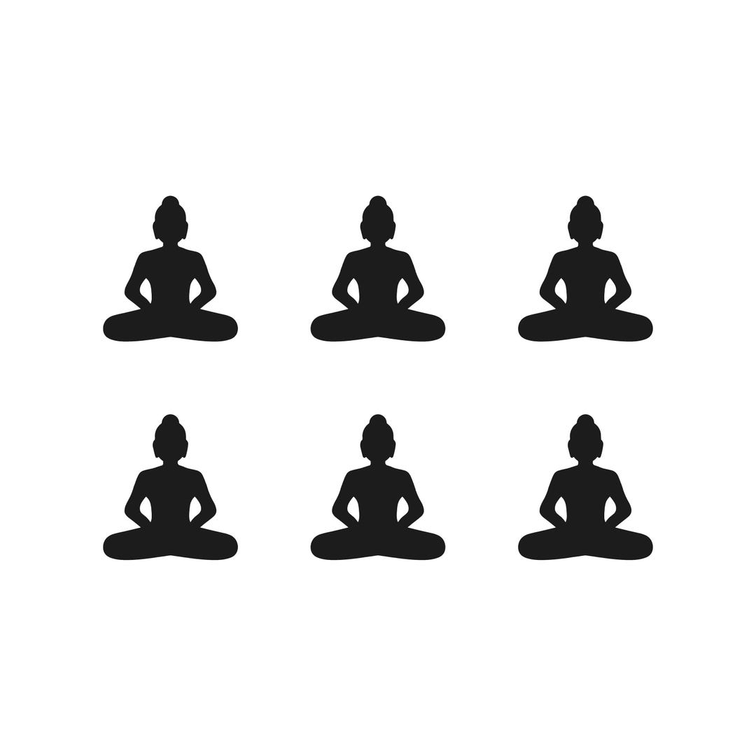 6 Buddha Vinyl Decals Stickers Buddhism Spiritual Set of 6 - Etsy