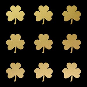 Shamrock Vinyl Decal Sticker Set of 9 - Etsy