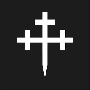 Cross Crosslet Fitchy Vinyl Decal Medieval Cross Laptop Car Sticker - Etsy