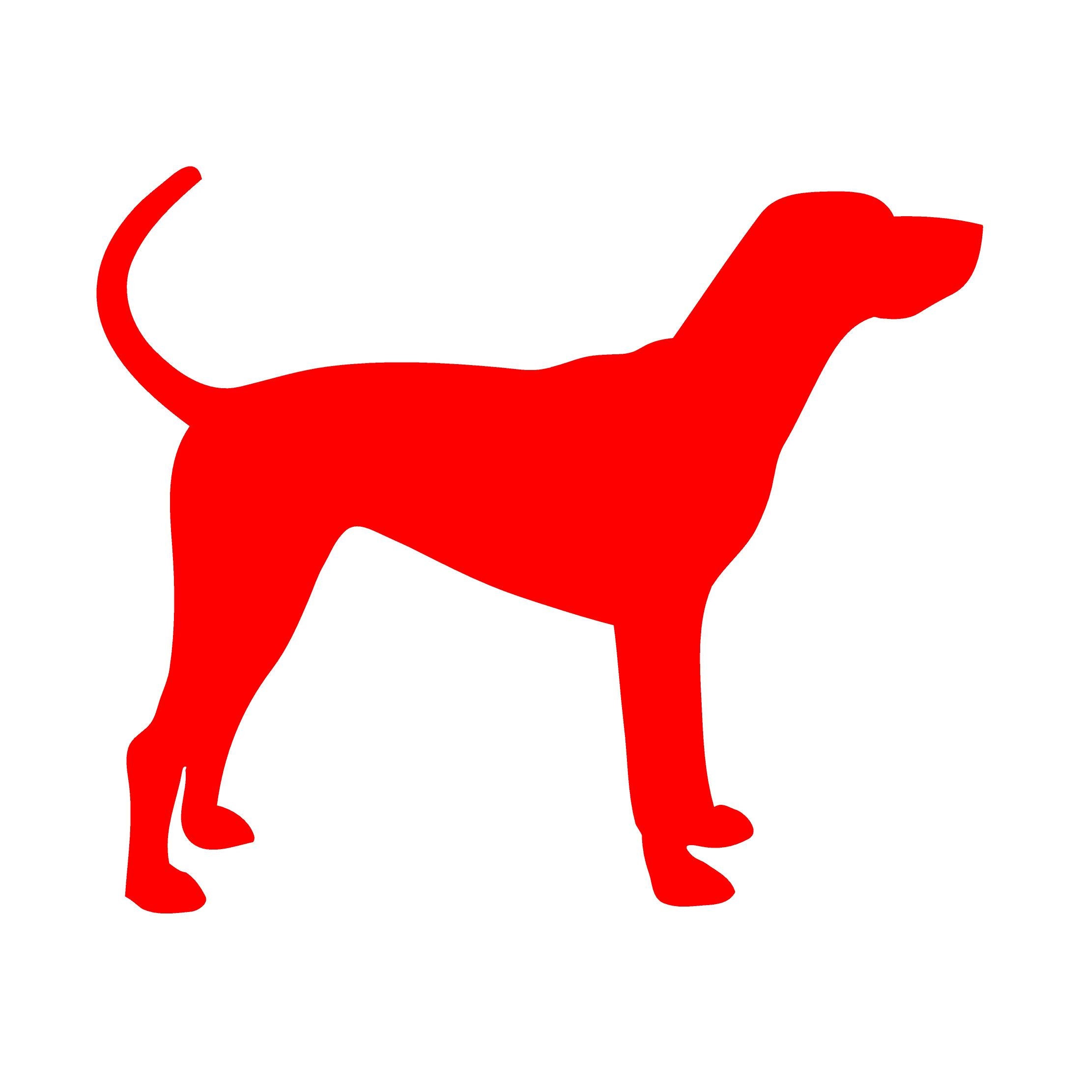 Hound Silhouette Vinyl Decal Coonhound Car Window Laptop Sticker - Etsy