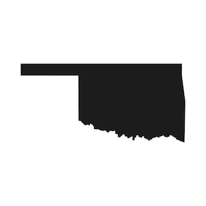 Oklahoma State Outline Vinyl Decal Sticker - Etsy