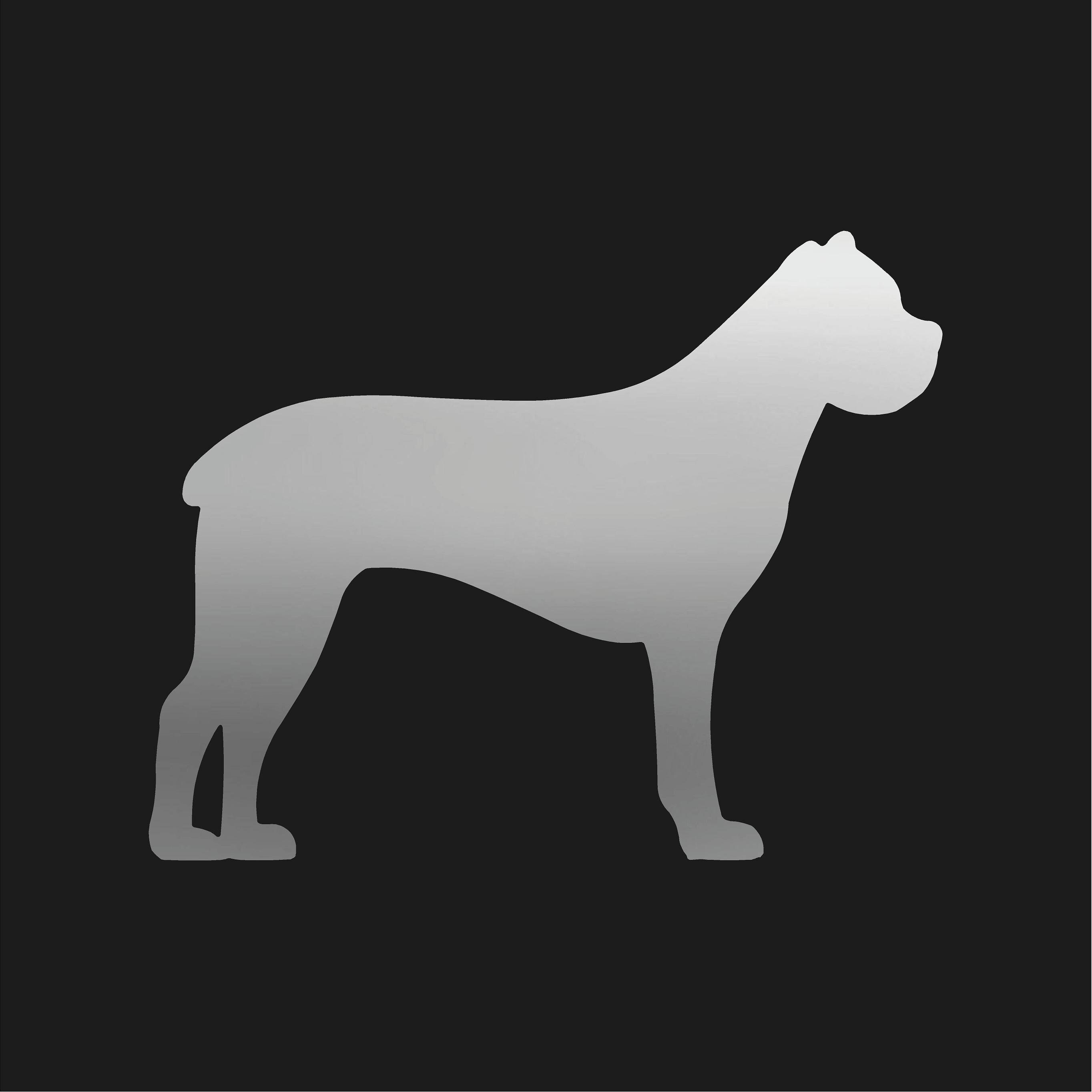 Cane Corso Vinyl Decal Car Window Laptop Dog Silhouette Sticker - Etsy