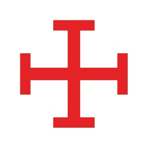 Cross Potent Vinyl Decal Cross Christian Religious Symbol Sticker - Etsy