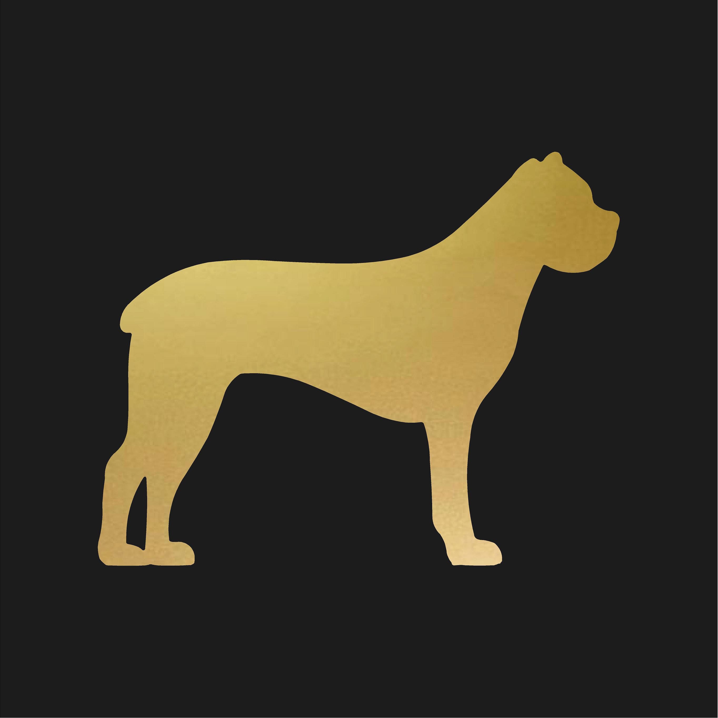 Cane Corso Vinyl Decal Car Window Laptop Dog Silhouette Sticker - Etsy