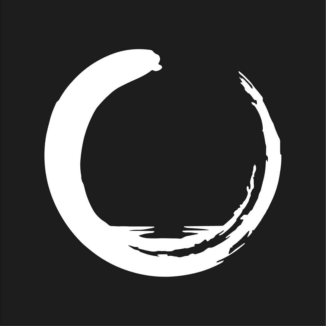 Enso Circle Vinyl Decal Tree of Life Zen Circle Yoga Sticker - Etsy