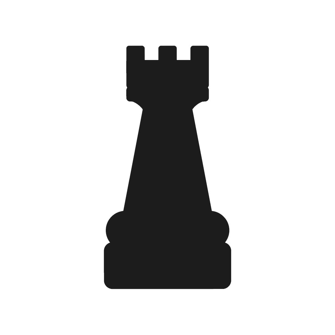 Castle Rook Chess Piece Vinyl Decal Sticker Rook Sticker - Etsy