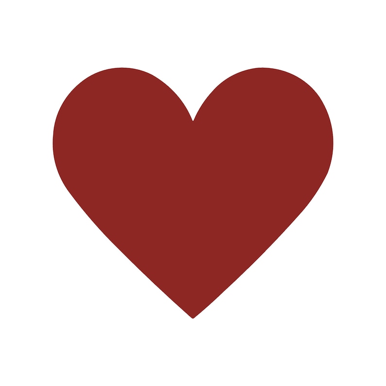 Heart Shape Vinyl Decal Love Symbol Sticker - Etsy