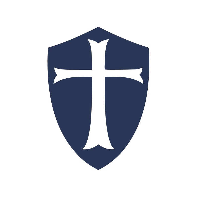 Templar Shield Cross Vinyl Sticker Decal Freemason Knights Crusade - Etsy