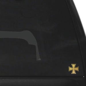 German Cross Iron Cross Vinyl Decal Cross Symbol Sticker - Etsy