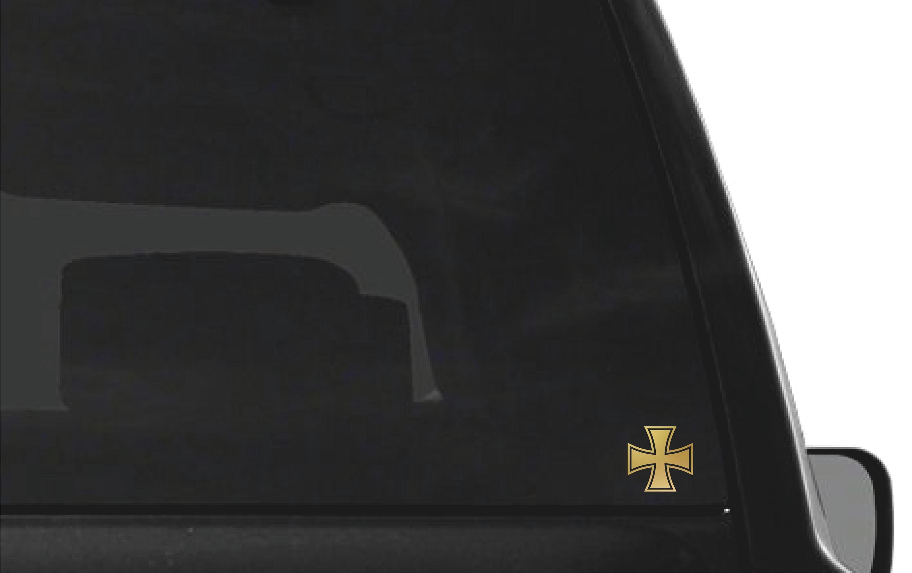 German Cross Iron Cross Vinyl Decal Cross Symbol Sticker - Etsy