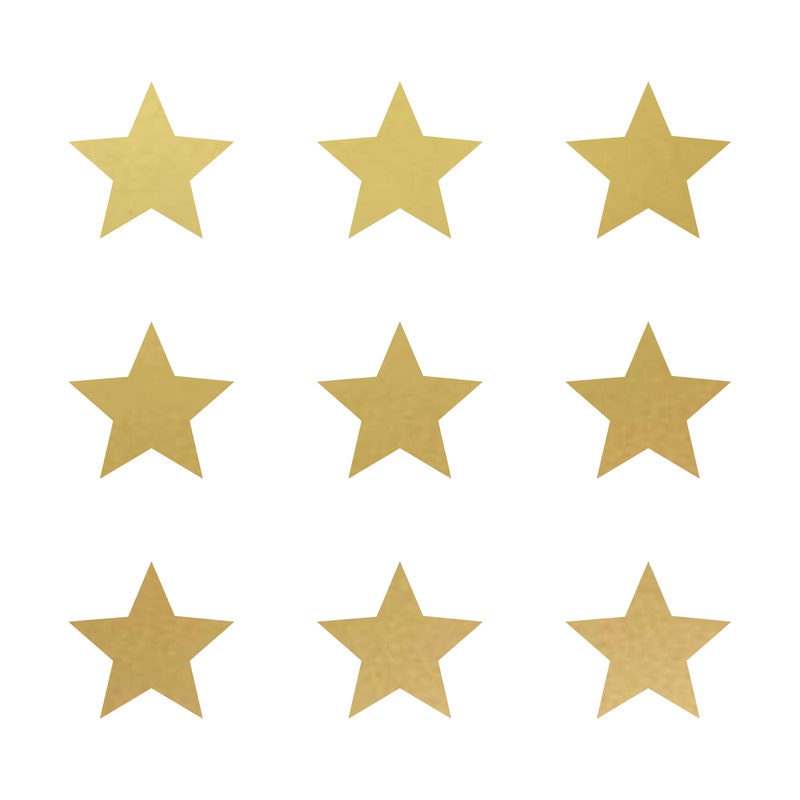 Silver Star Sticker Phone - Etsy