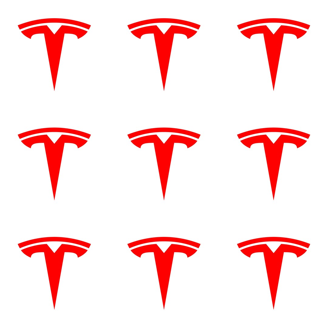Small Tesla Logo Vinyl Decals Phone Dashboard Mirror Laptop Stickers ...