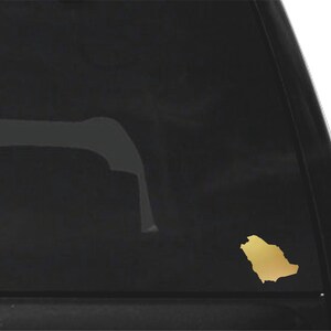 Saudi Arabia Country Outline Vinyl Decal KSA Sticker - Etsy