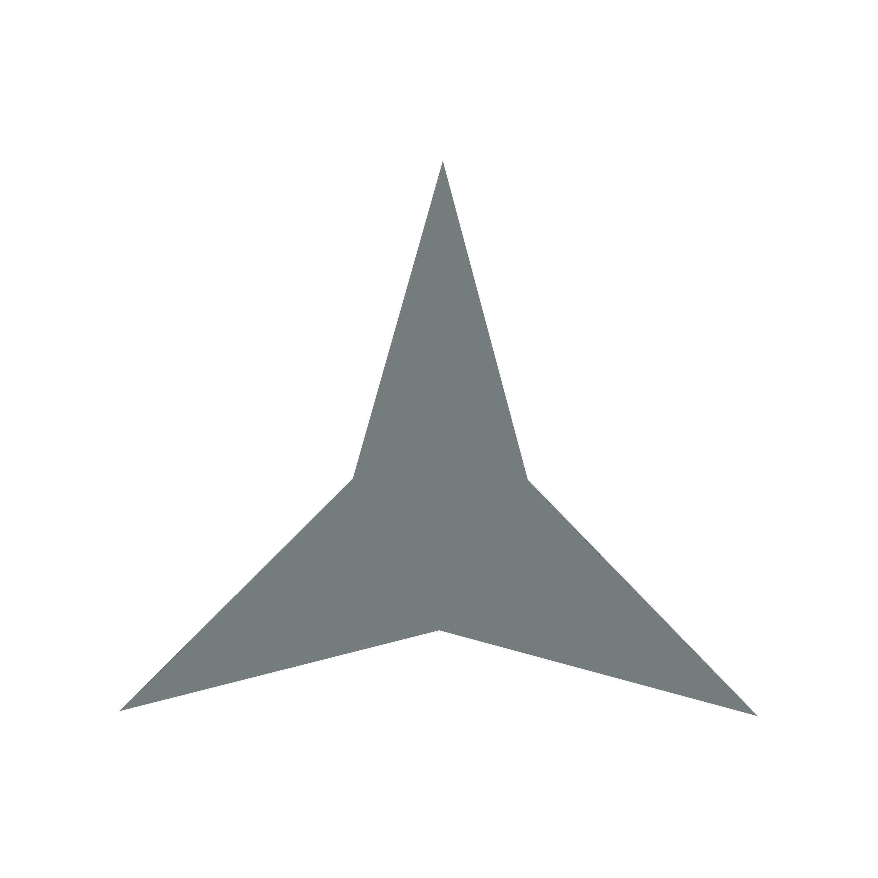 3 Point Star Shape Vinyl Decal Star Symbol Sticker - Etsy