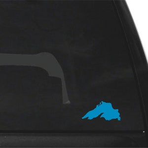 Lake Superior Outline Vinyl Decal Sticker - Etsy