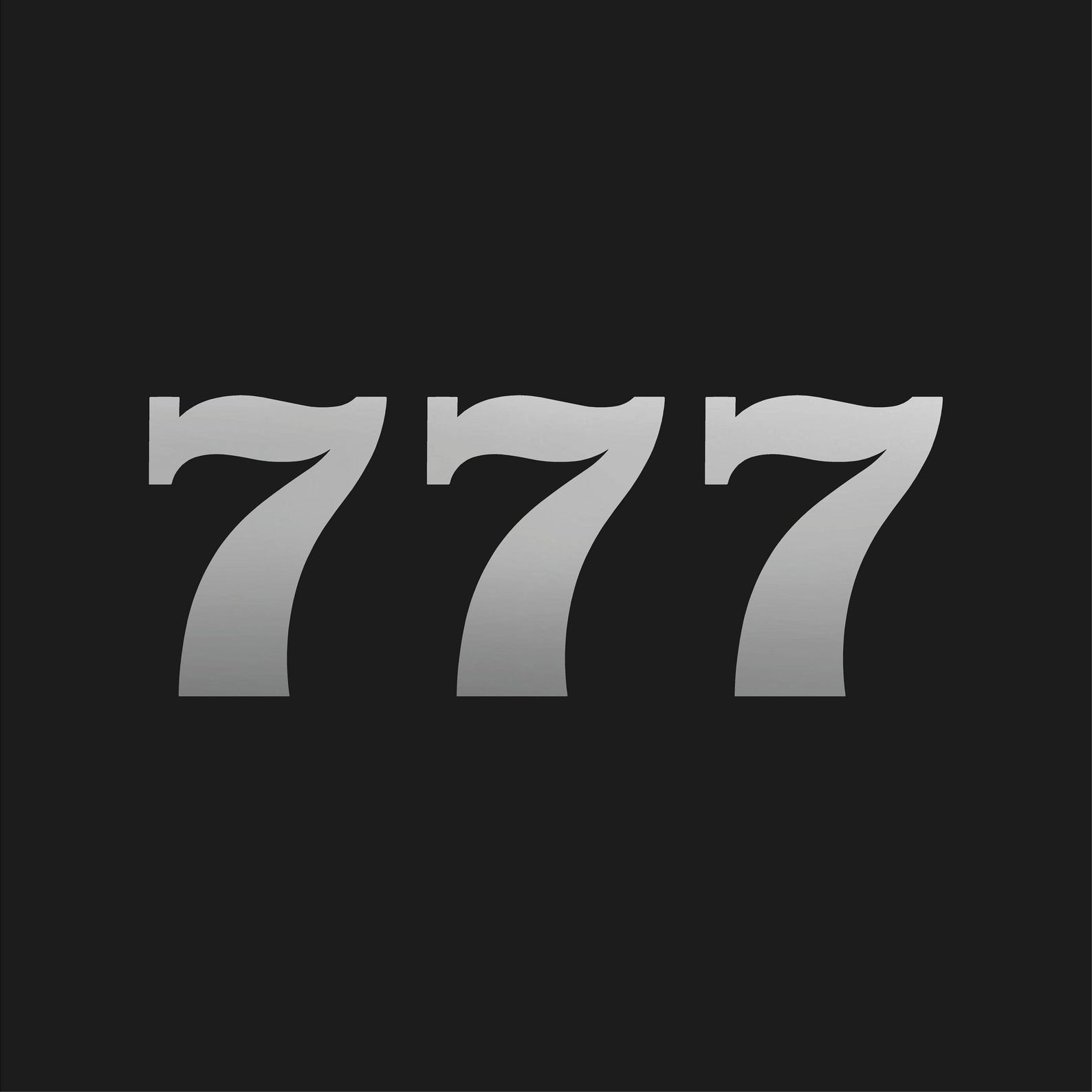777 Slot Machine Numbers Vinyl Decal Seven 7 Sticker - Etsy