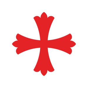 Cross Patonce Vinyl Decal Cross Christian Religious Symbol Sticker - Etsy