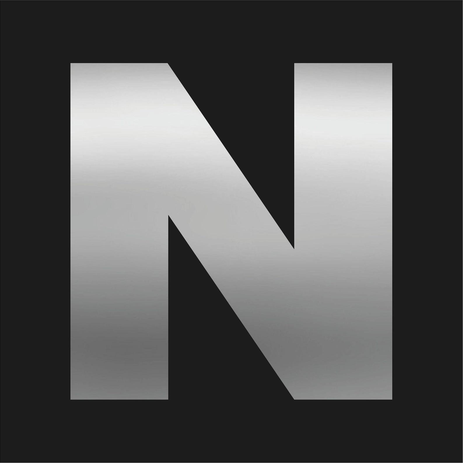 Letter N Initial Arial Black Font Vinyl Sticker Decal Monogram Diploma ...