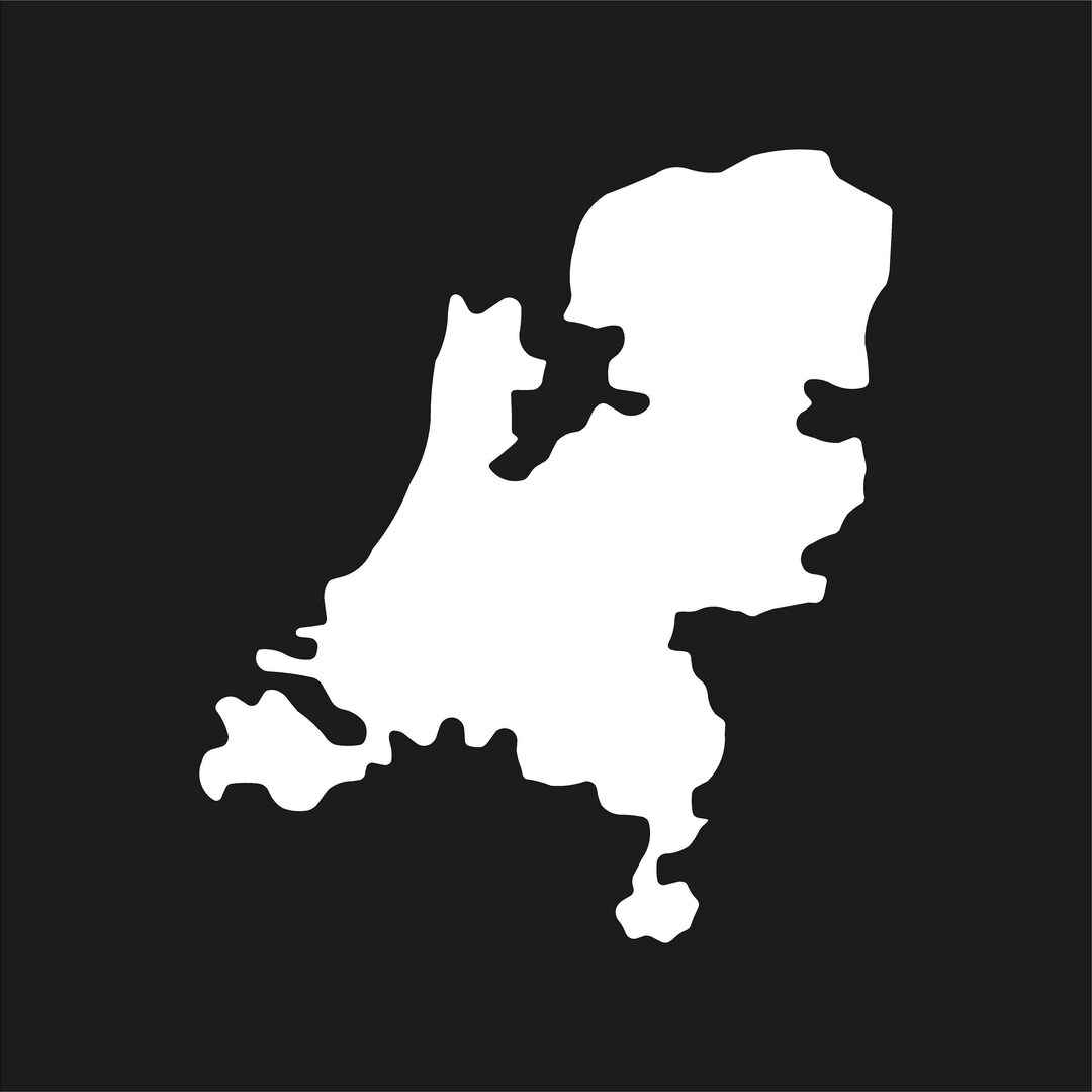 Netherlands Country Outline Vinyl Decal Laptop Car Window Sticker - Etsy