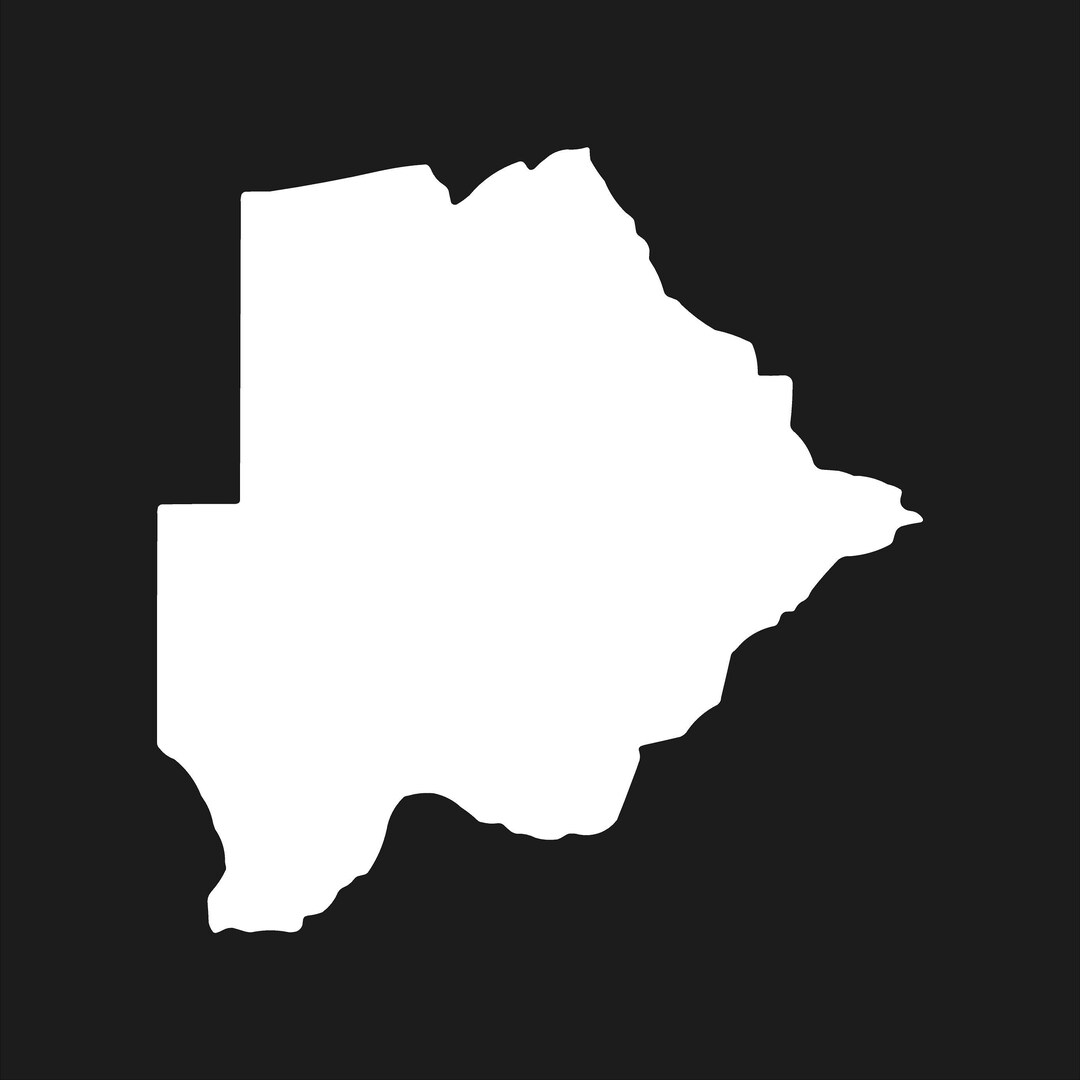 Botswana Country Outline Vinyl Decal Laptop Car Window Sticker - Etsy