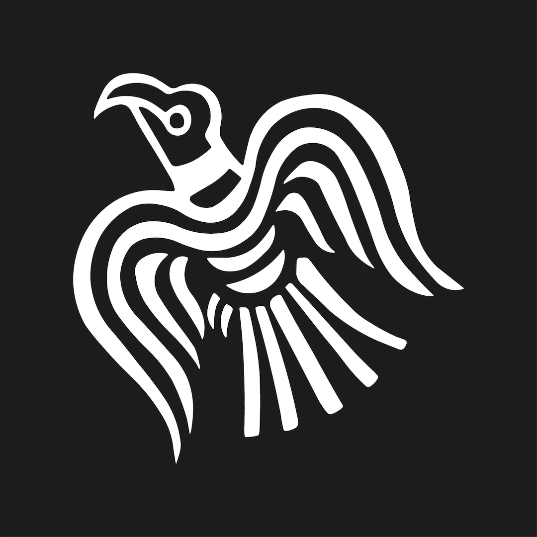 Viking Raven Symbol Vinyl Decal Odin Viking Nordic on Sticker - Etsy