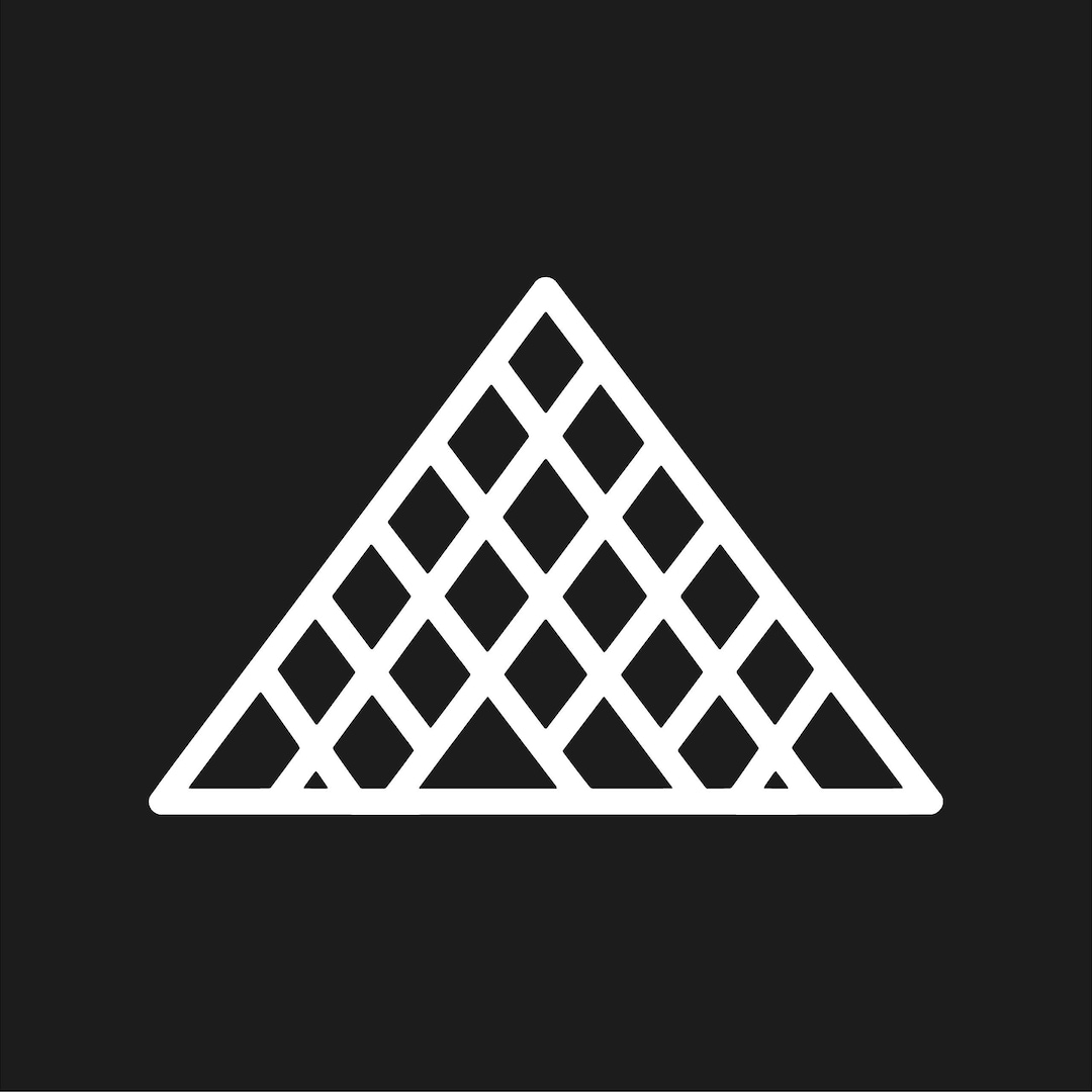 Louvre Outline Vinyl Decal Paris Sticker Paris France Car Decal - Etsy