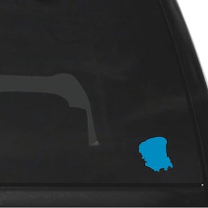 Mille Lacs Lake Outline Vinyl Decal Car Window Laptop Lake Sticker - Etsy