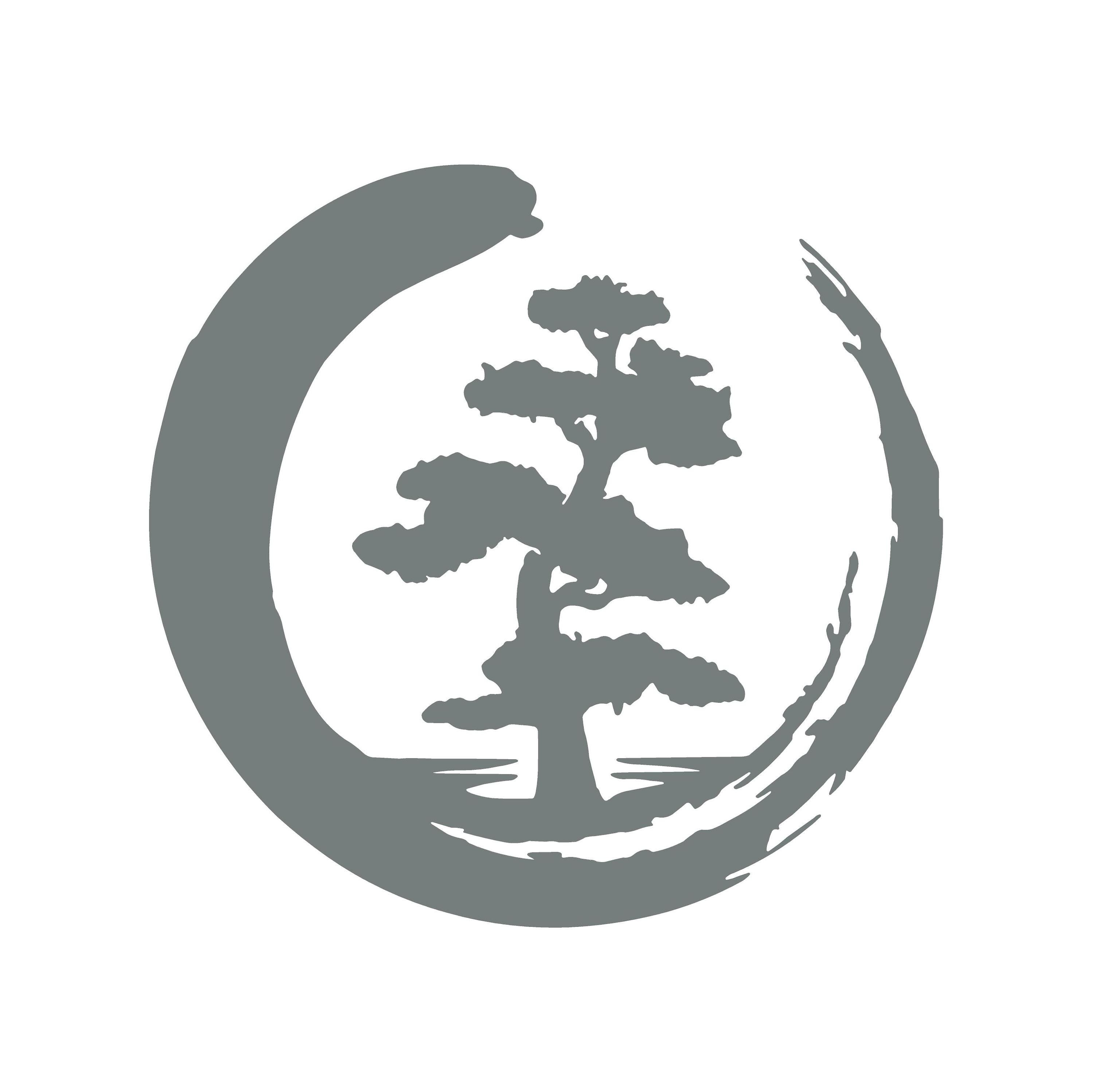 Enso Circle Tree Vinyl Decal Tree of Life Zen Circle Yoga Sticker - Etsy