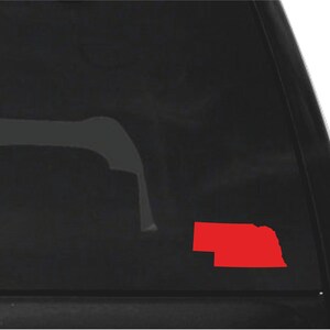 Nebraska State Outline Vinyl Decal Sticker - Etsy