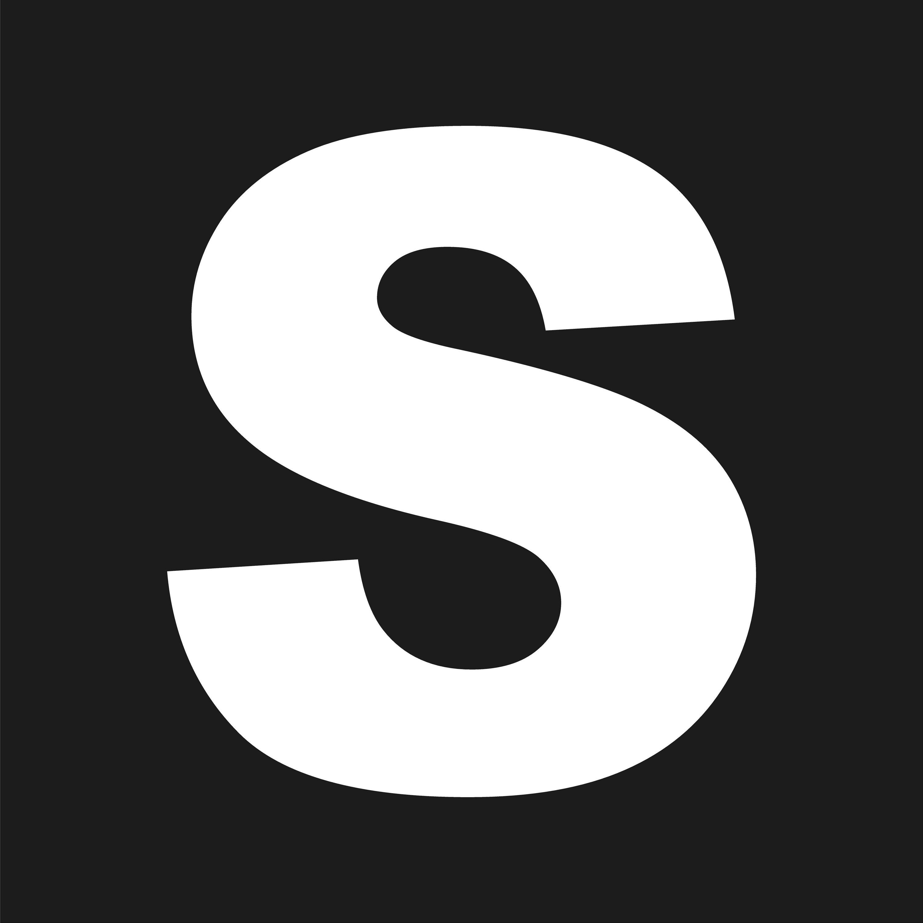 Letter S Initial Arial Black Font Vinyl Sticker Decal Monogram Diploma ...