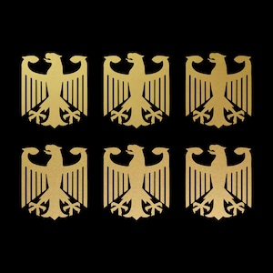 German Eagle Decal Sticker Set of 6 - Etsy