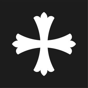 Cross Patonce Vinyl Decal Cross Christian Religious Symbol Sticker - Etsy